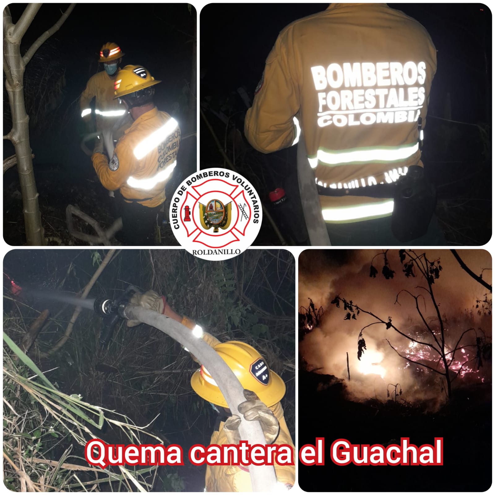 Quema Prohibida - Bomberos Voluntarios Roldanillo Valle del Cauca